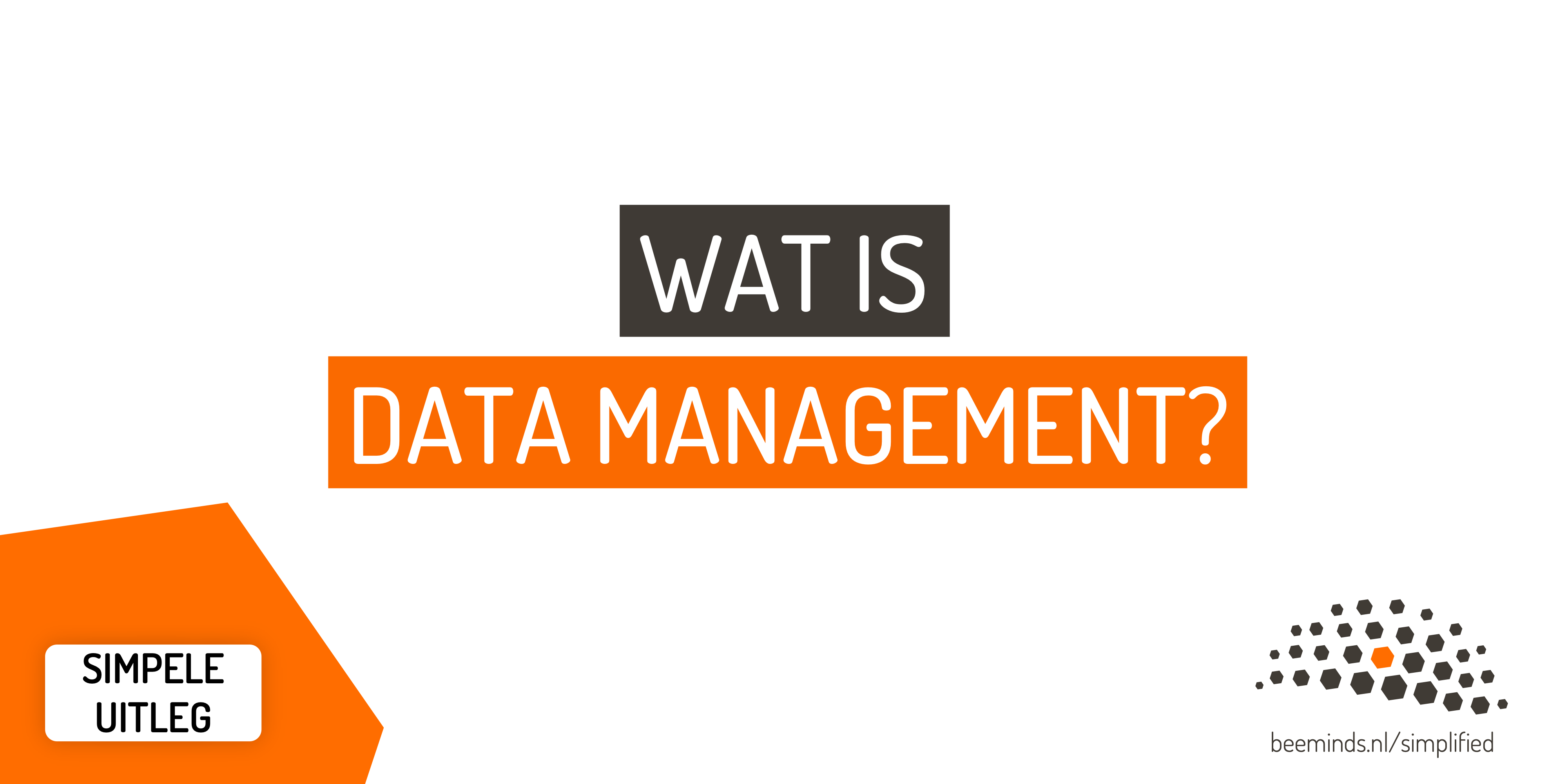 'Data Management' eenvoudig uitgelegd | Beeminds